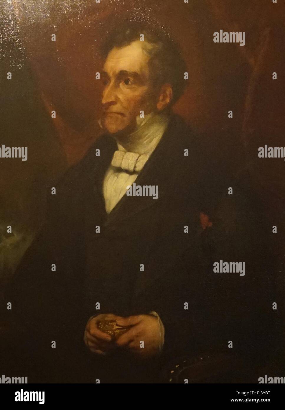 Baron louis par Deveria 35975 (cropped Stock Photo - Alamy