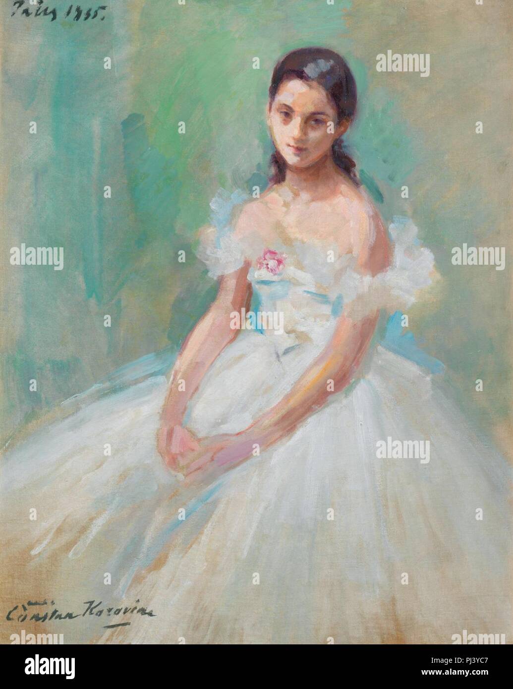 Ballerina Yolanda Lacca, by Konstantin Alexeevich Korovin Stock Photo ...