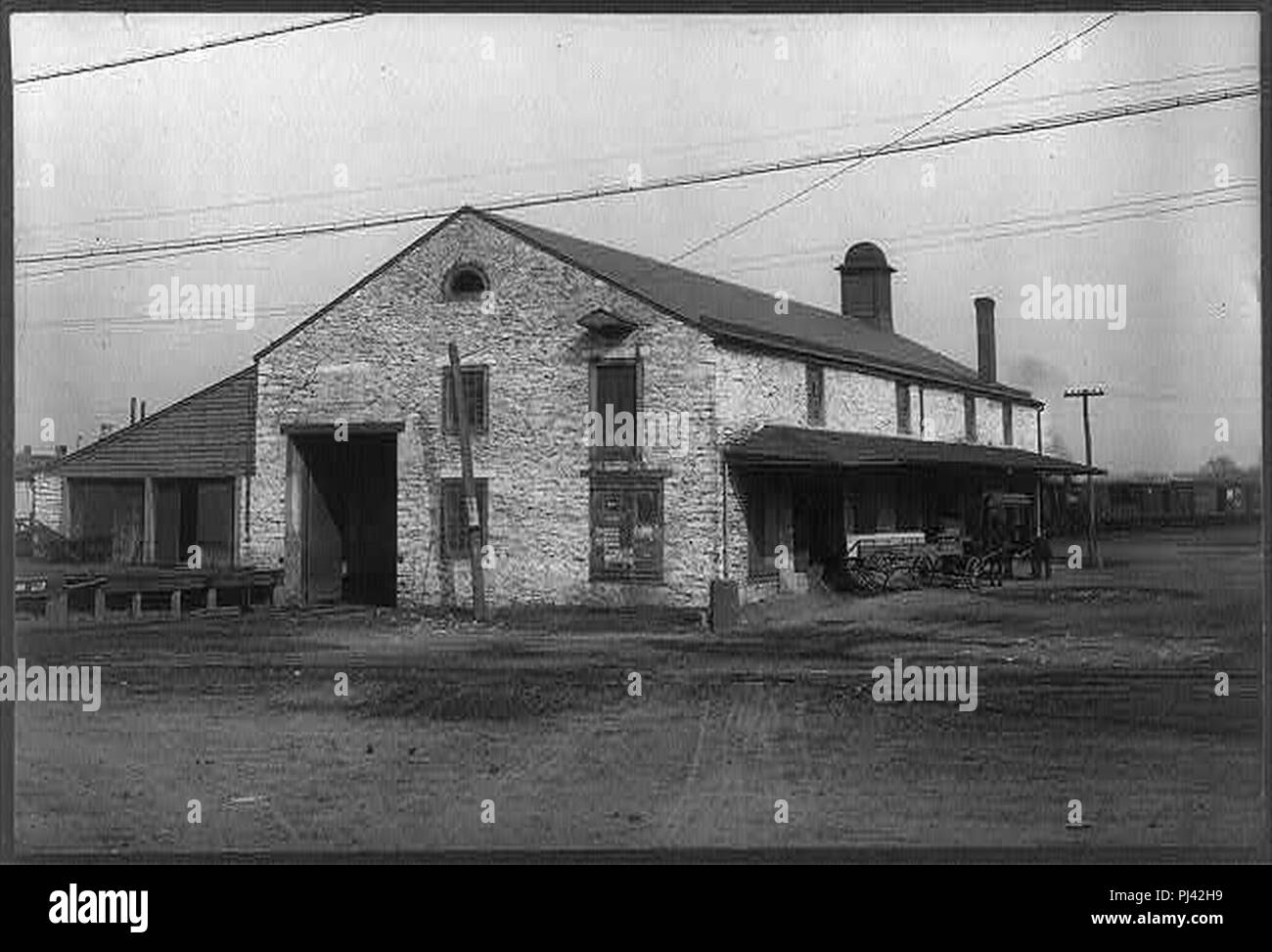 B&O railroad depot the oldest one in the U.S. Frederick Md Stock Photo ...