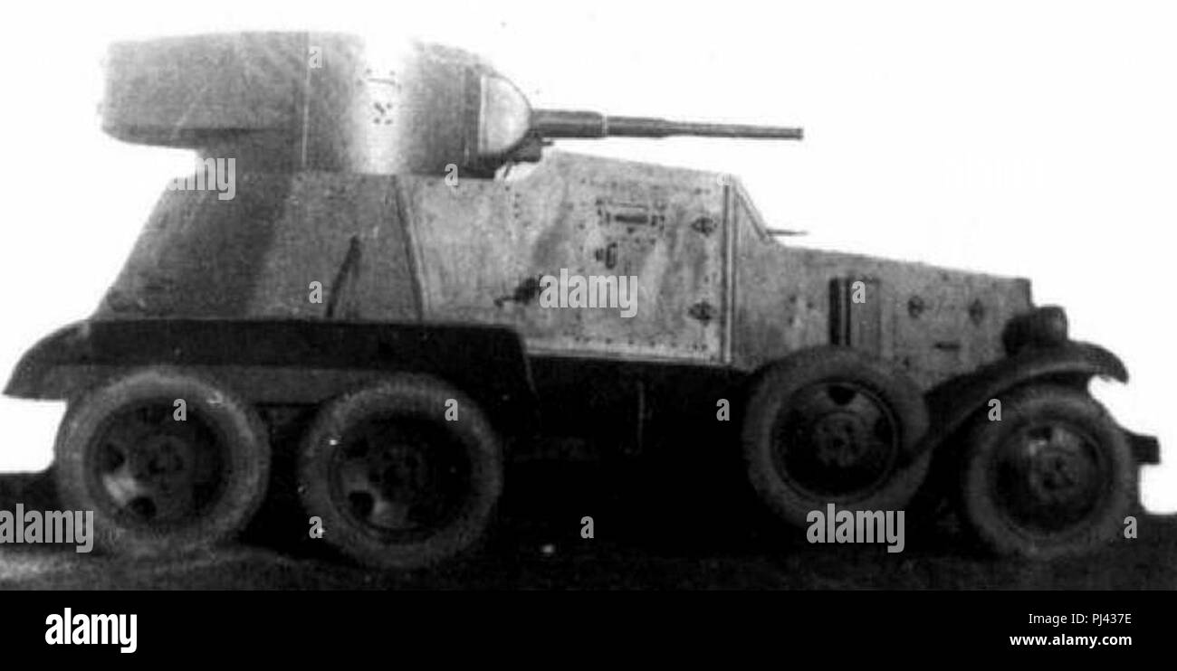 BA-3 soviet armoured car Stock Photo - Alamy