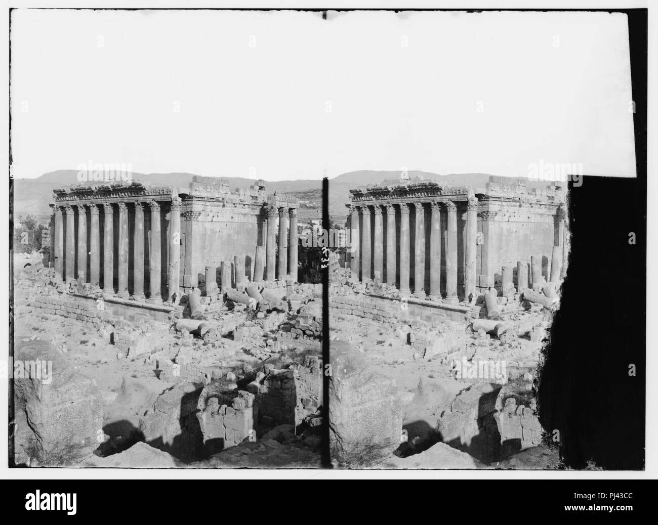 Baalbek. Temple of Bacchus Stock Photo - Alamy