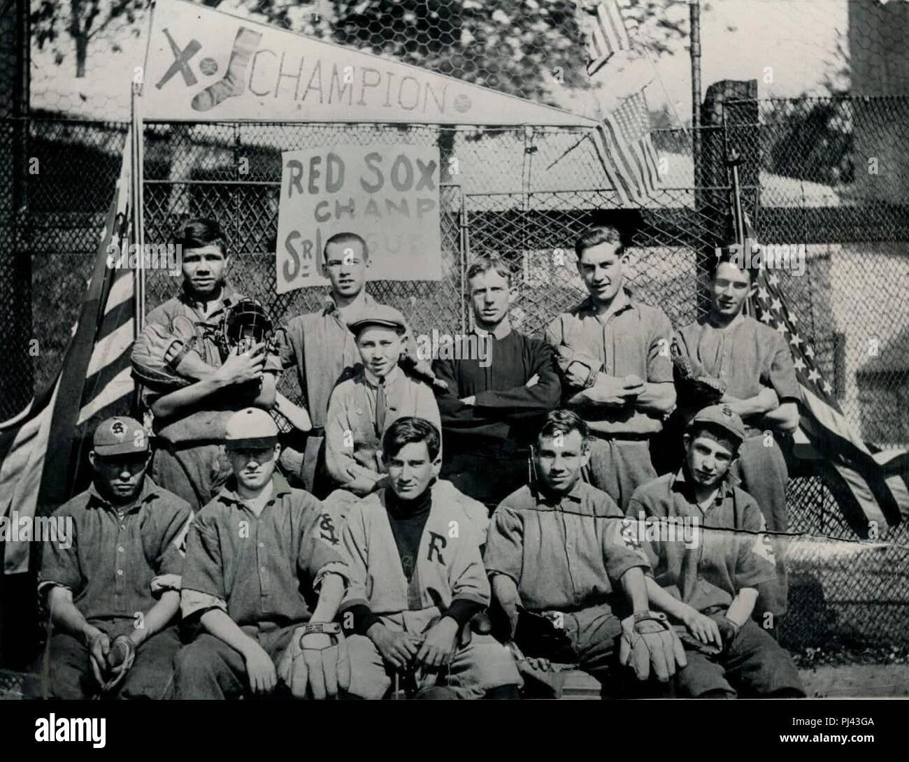 Babe Ruth - St. Mary's Industrial School 1912 Stock Photo - Alamy