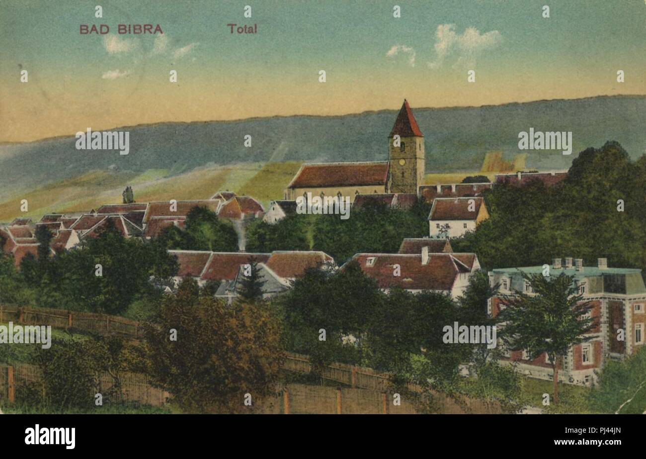 Bad Bibra, Sachsen-Anhalt - Stadtansicht Stock Photo - Alamy