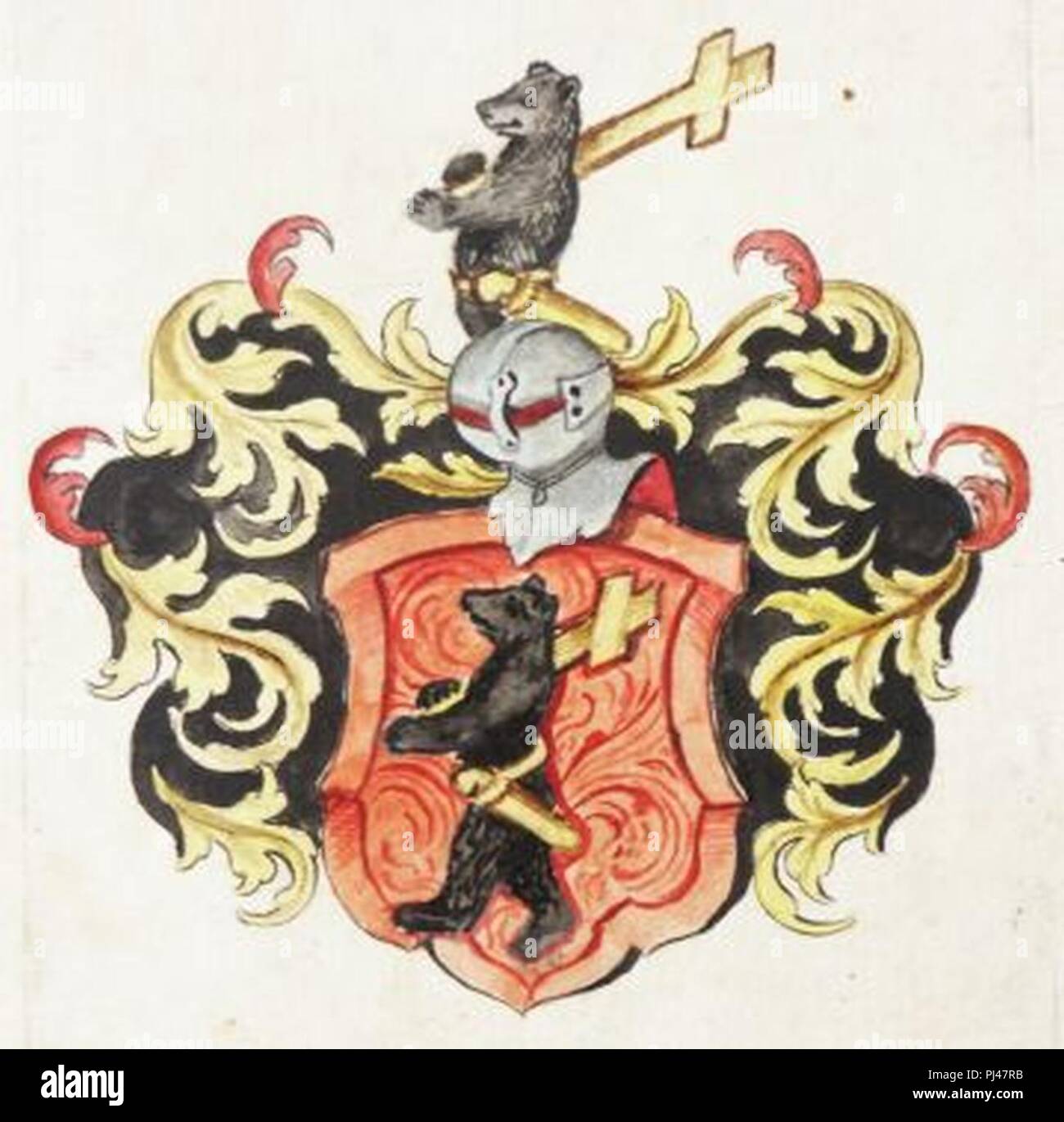 Baer Wappen Schaffhausen B01 Stock Photo - Alamy