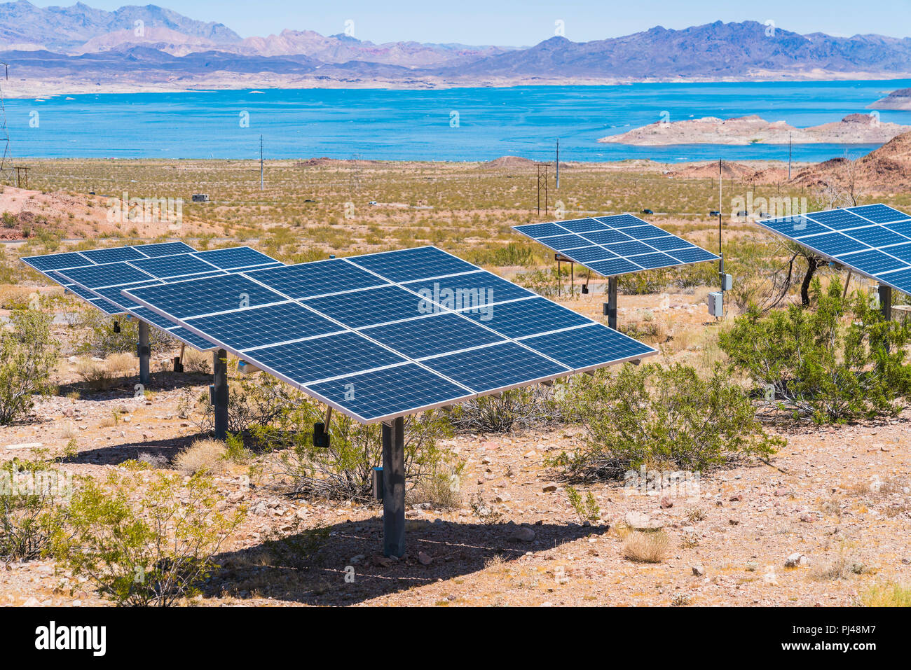 solar panel on sunny day Stock Photo - Alamy