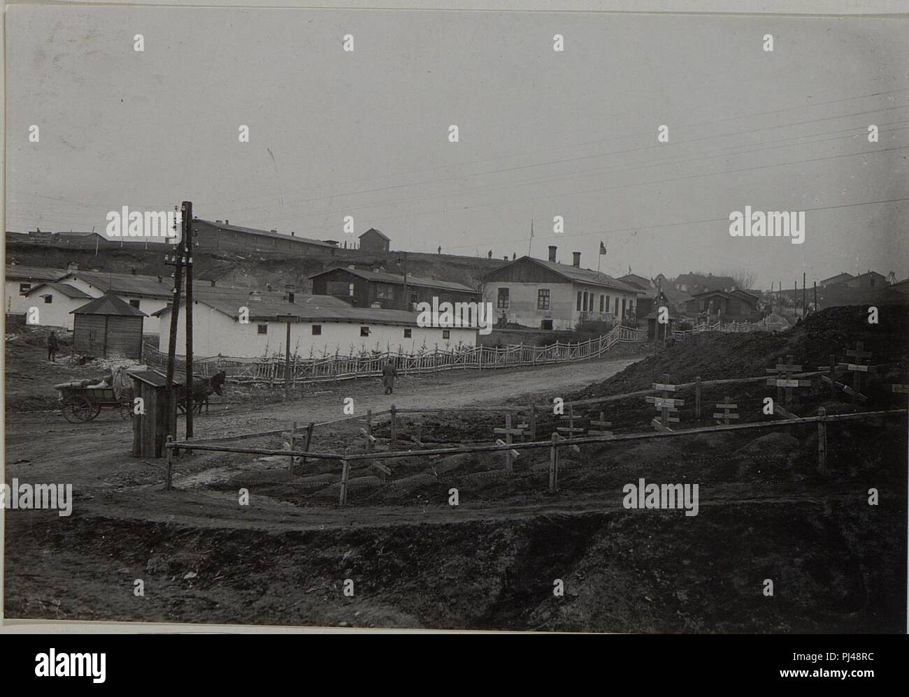 Bahnhofsanlagen bei Zborow Stock Photo - Alamy