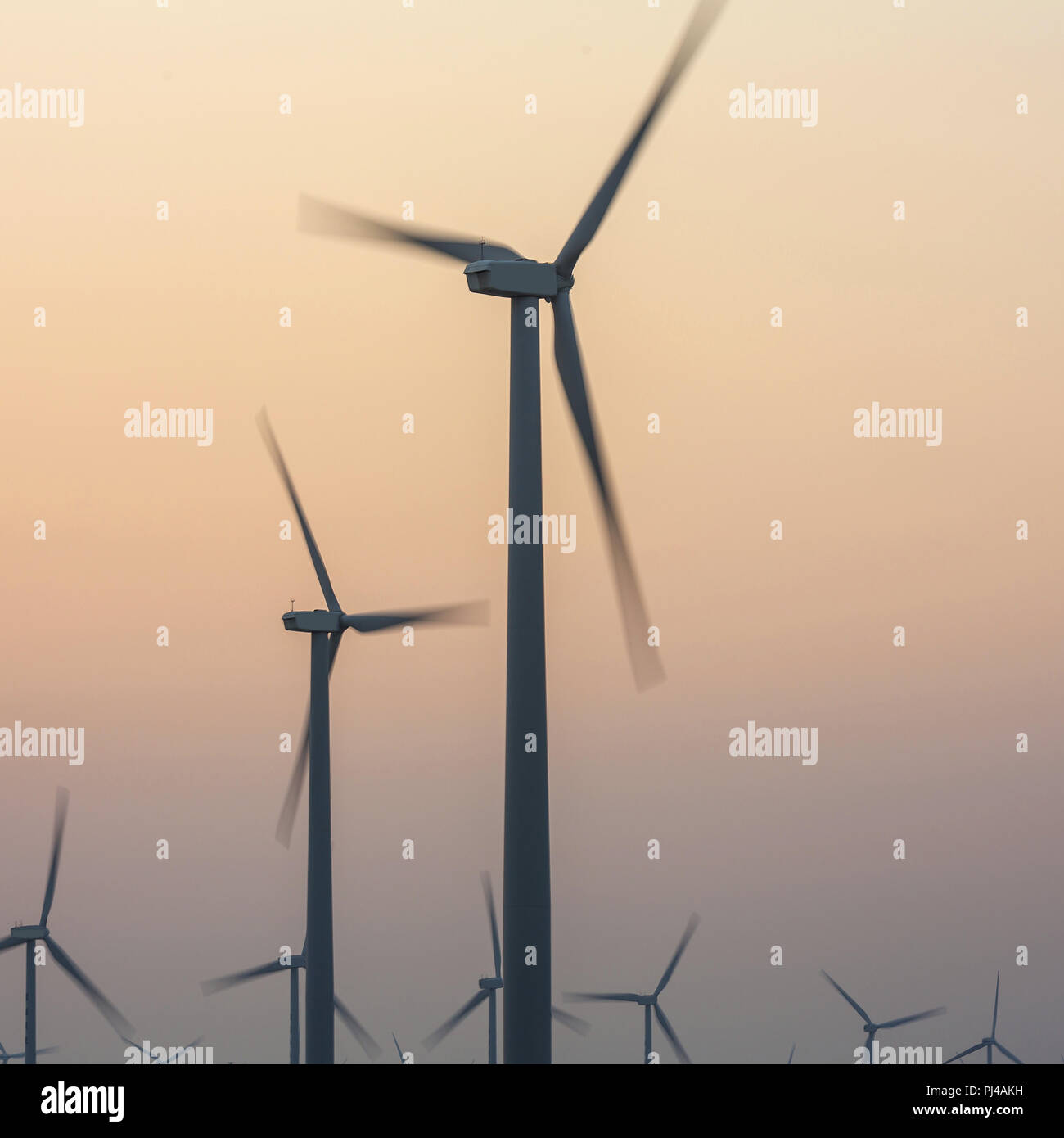 wind power generation Stock Photo - Alamy