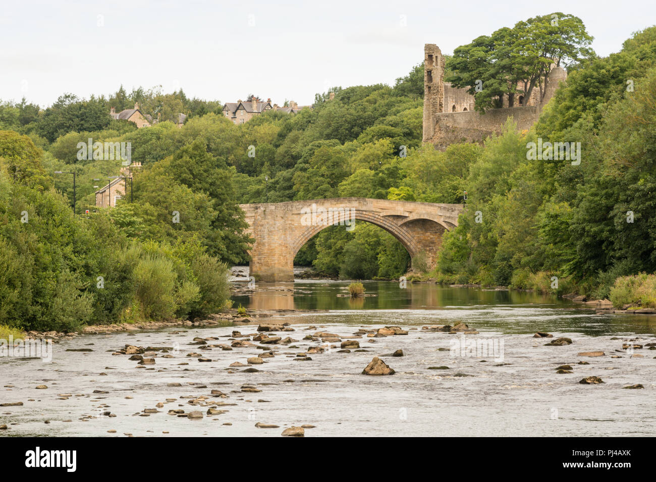 Barnard castle bridge hi-res stock photography and images - Alamy
