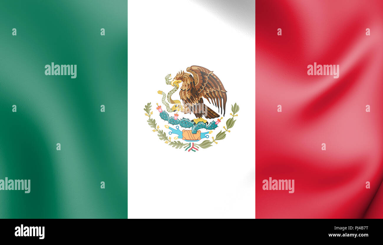 Mexico flag cartoon hi-res stock photography and images - Alamy