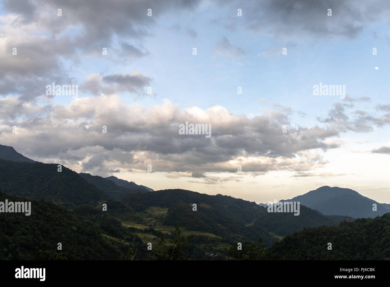 Beautiful landscape at Banaue rice terrace, Philippines Stock Photo - Alamy