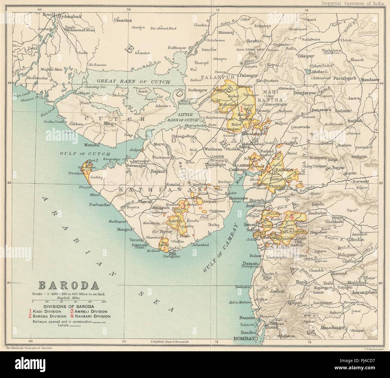 Baroda state hi-res stock photography and images - Alamy