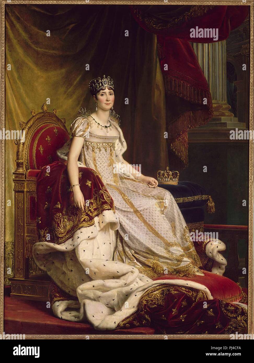 Baron François Gérard - Joséphine in coronation costume Stock Photo - Alamy