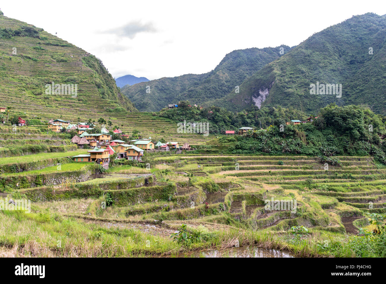 Beautiful landscape at Banaue rice terrace, Philippines Stock Photo - Alamy
