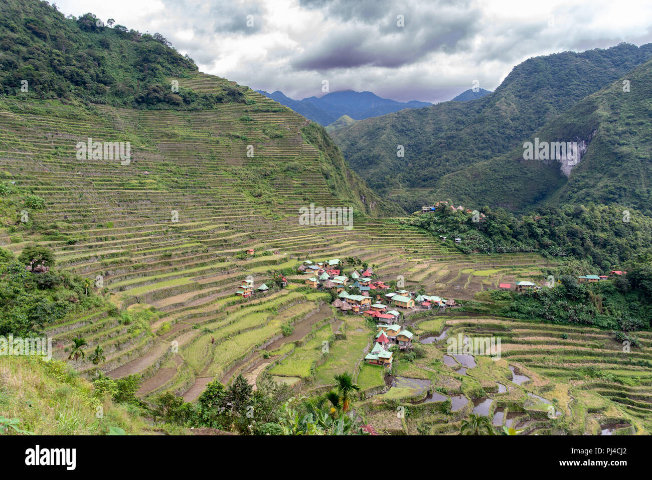 Beautiful landscape at Banaue rice terrace, Philippines Stock Photo - Alamy