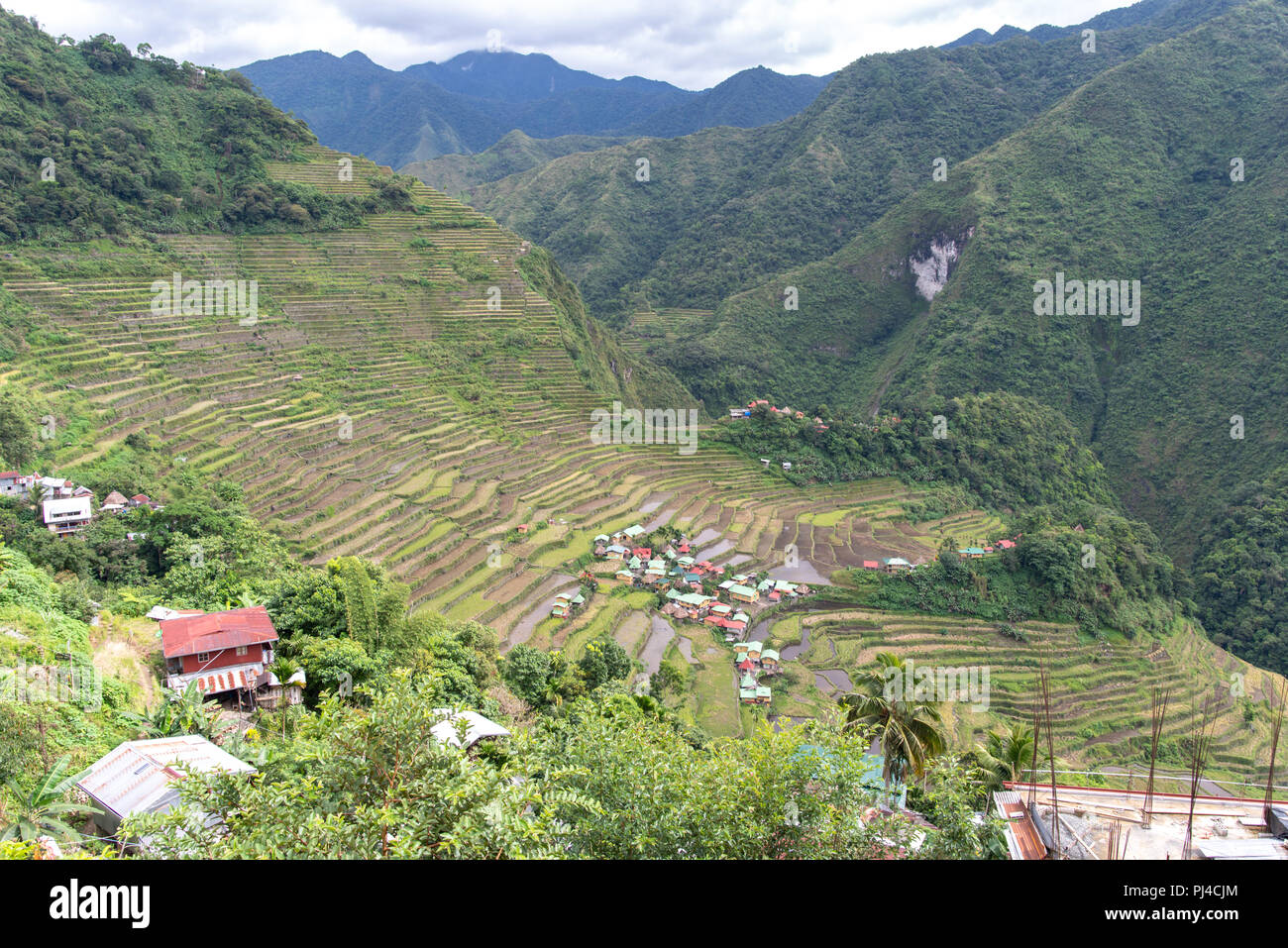 Beautiful landscape at Banaue rice terrace, Philippines Stock Photo - Alamy