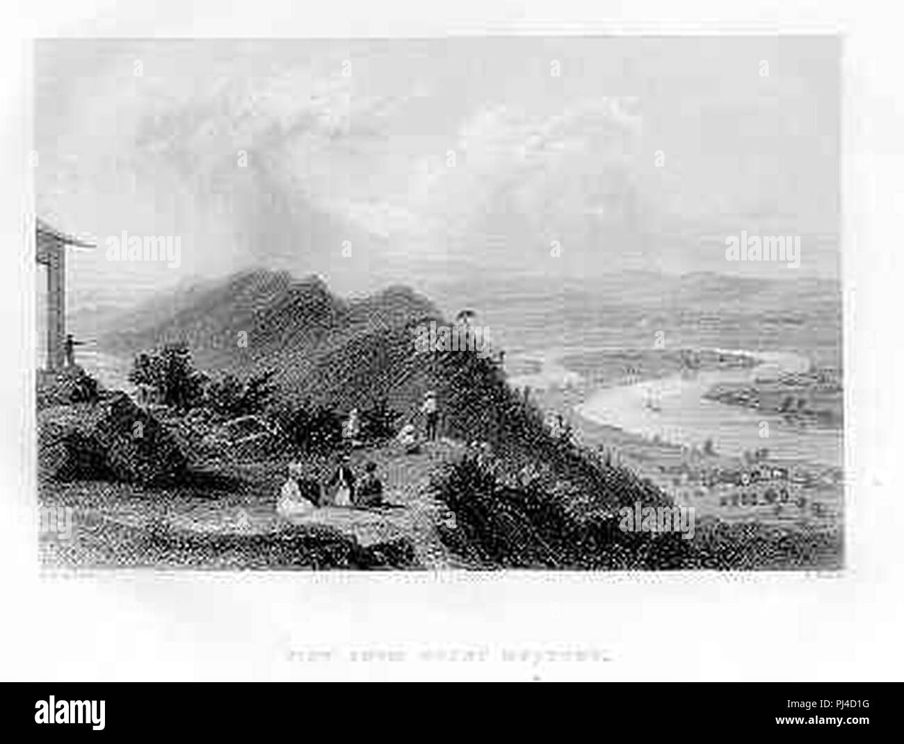 Bartlett View from Mount Holyoke Stock Photo - Alamy