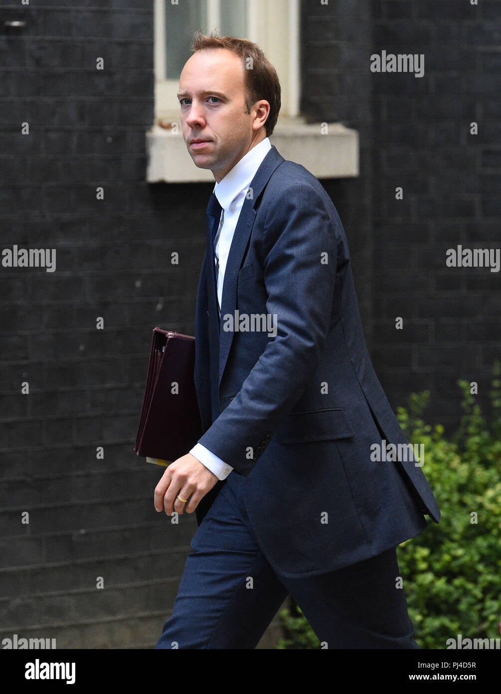 Health and Social Care Secretary, Matt Hancock, arrives in Downing ...
