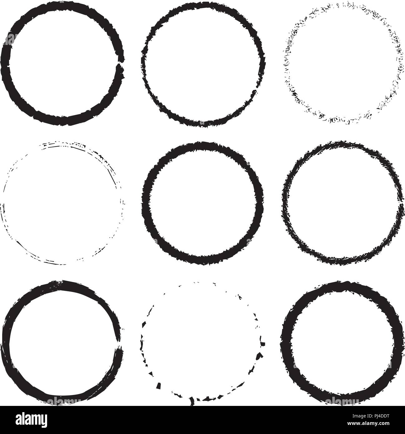 Rings Frame Set for seamless Stock Vector Image & Art - Alamy