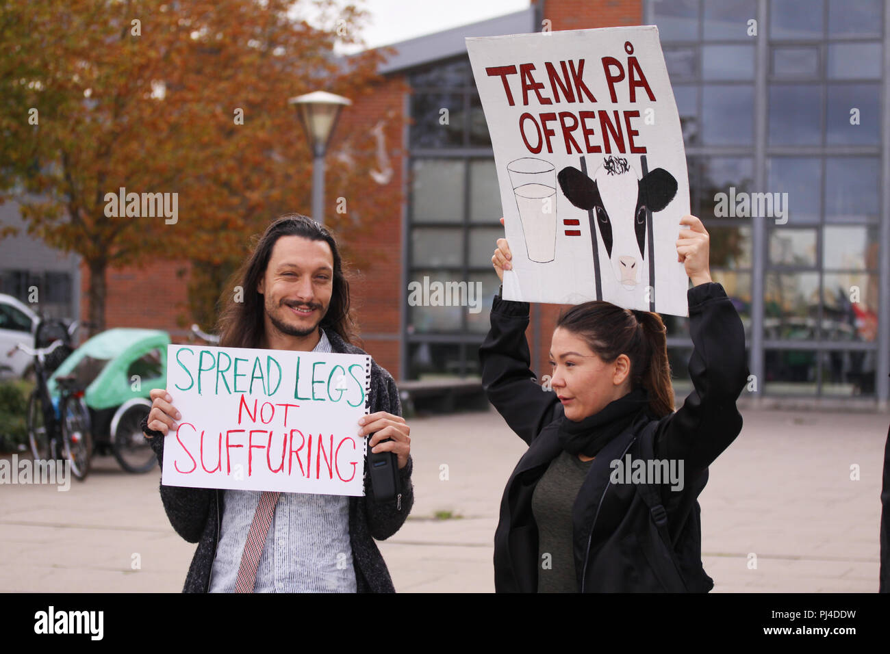 Protesting against eating meat hi-res stock photography and images - Alamy