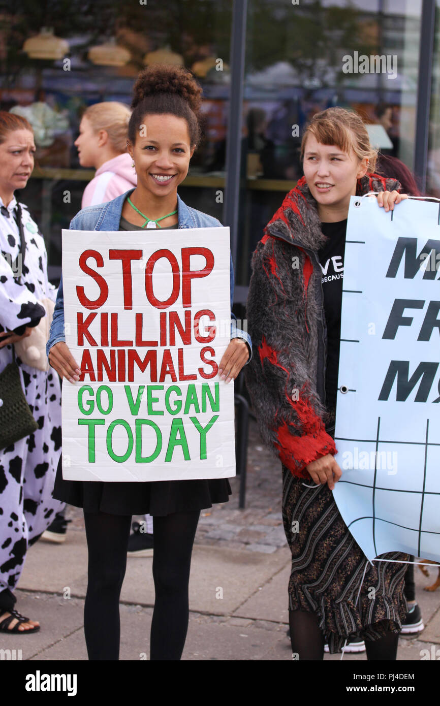 Protesting against eating meat hi-res stock photography and images - Alamy