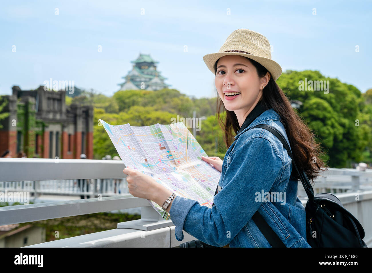 Aisan visitor hi-res stock photography and images - Alamy