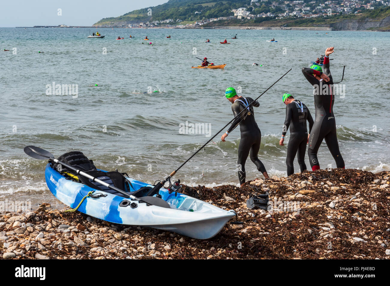 Swim lyme regis hi-res stock photography and images - Alamy