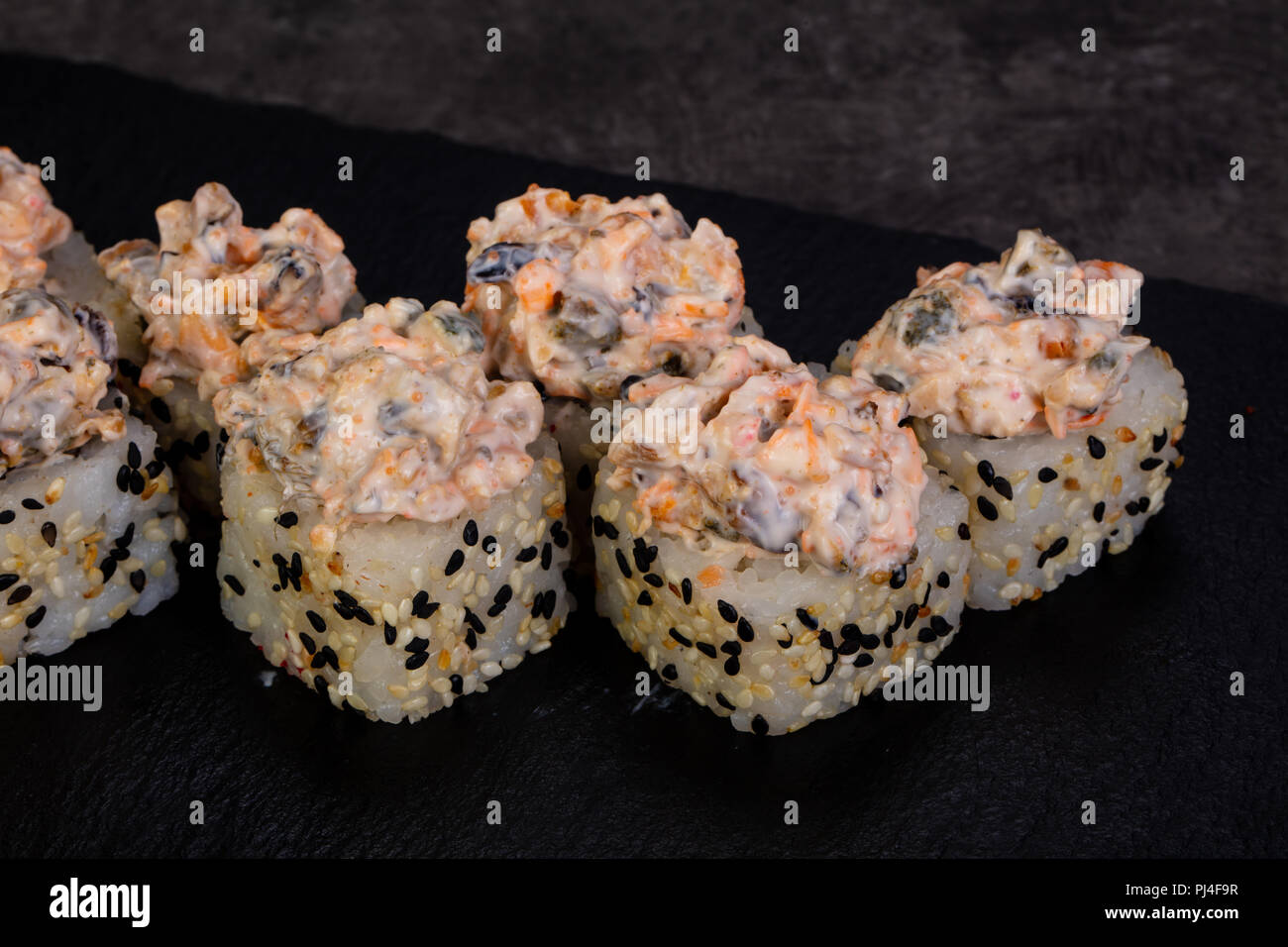 Spicy scallop roll hi-res stock photography and images - Alamy