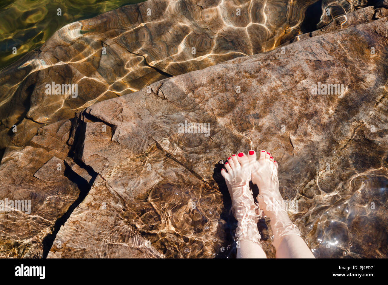 Dipping A Toe In The Water Stock Photos & Dipping A Toe In The Water ...