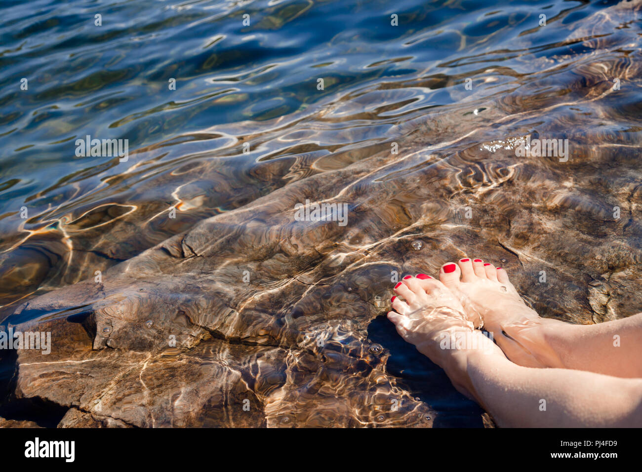 Dipping Feet Into Water Stock Photos & Dipping Feet Into Water Stock ...