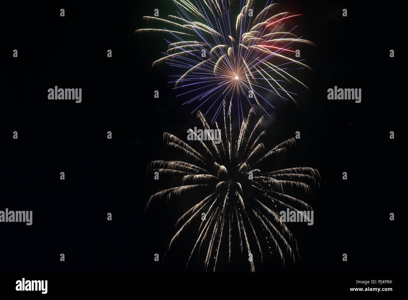 Fireworks display in the sky hi-res stock photography and images - Alamy