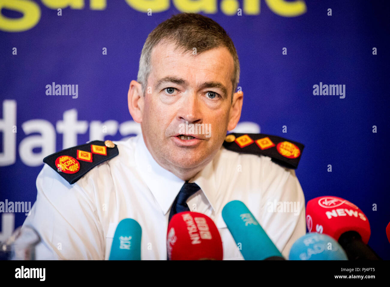 New Garda Commissioner Drew Harris during a press conference at Garda ...