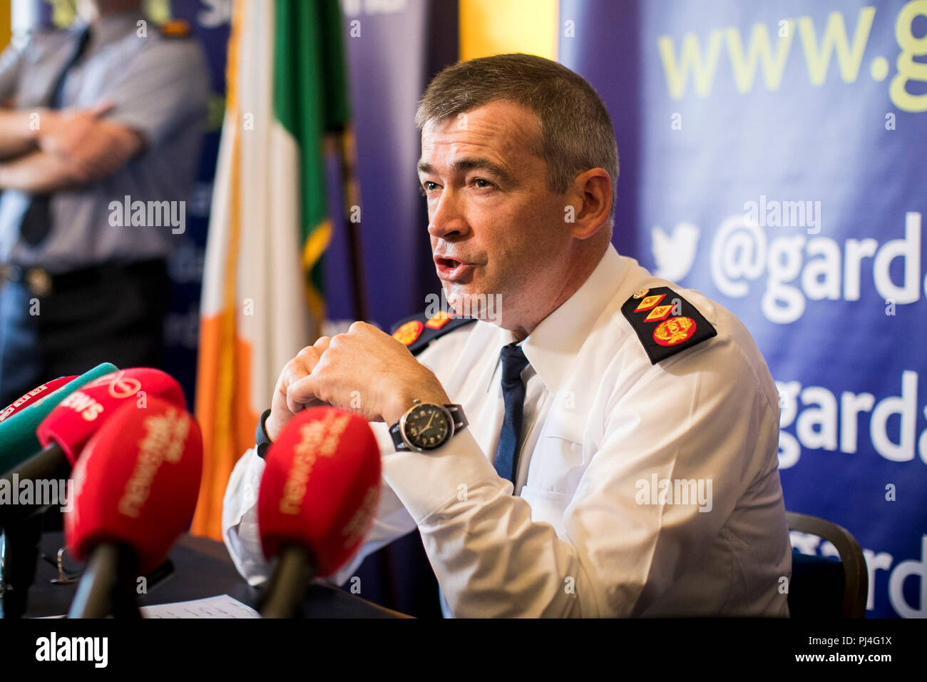New Garda Commissioner Drew Harris during a press conference at Garda ...
