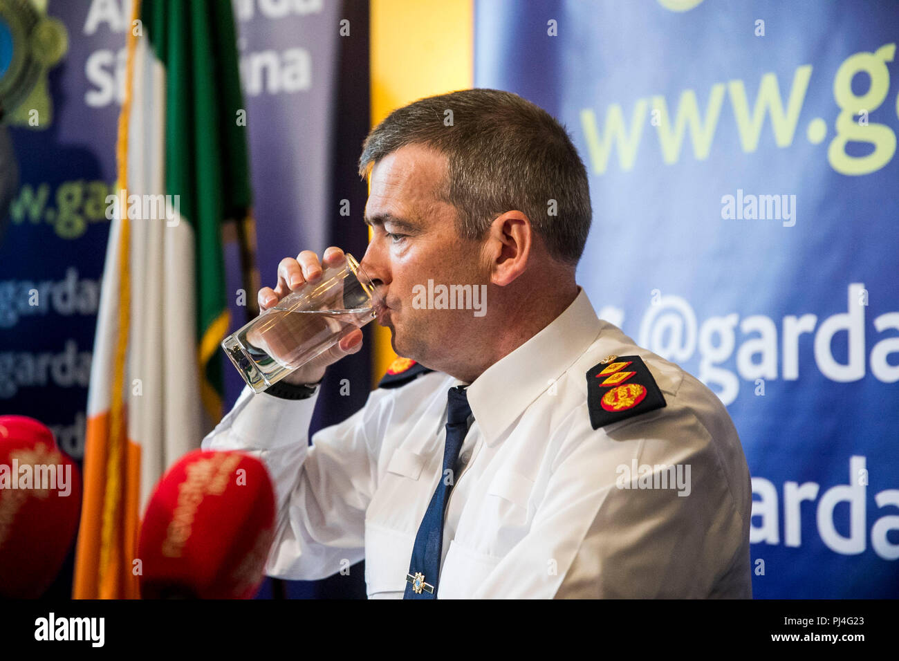 New Garda Commissioner Drew Harris during a press conference at Garda ...