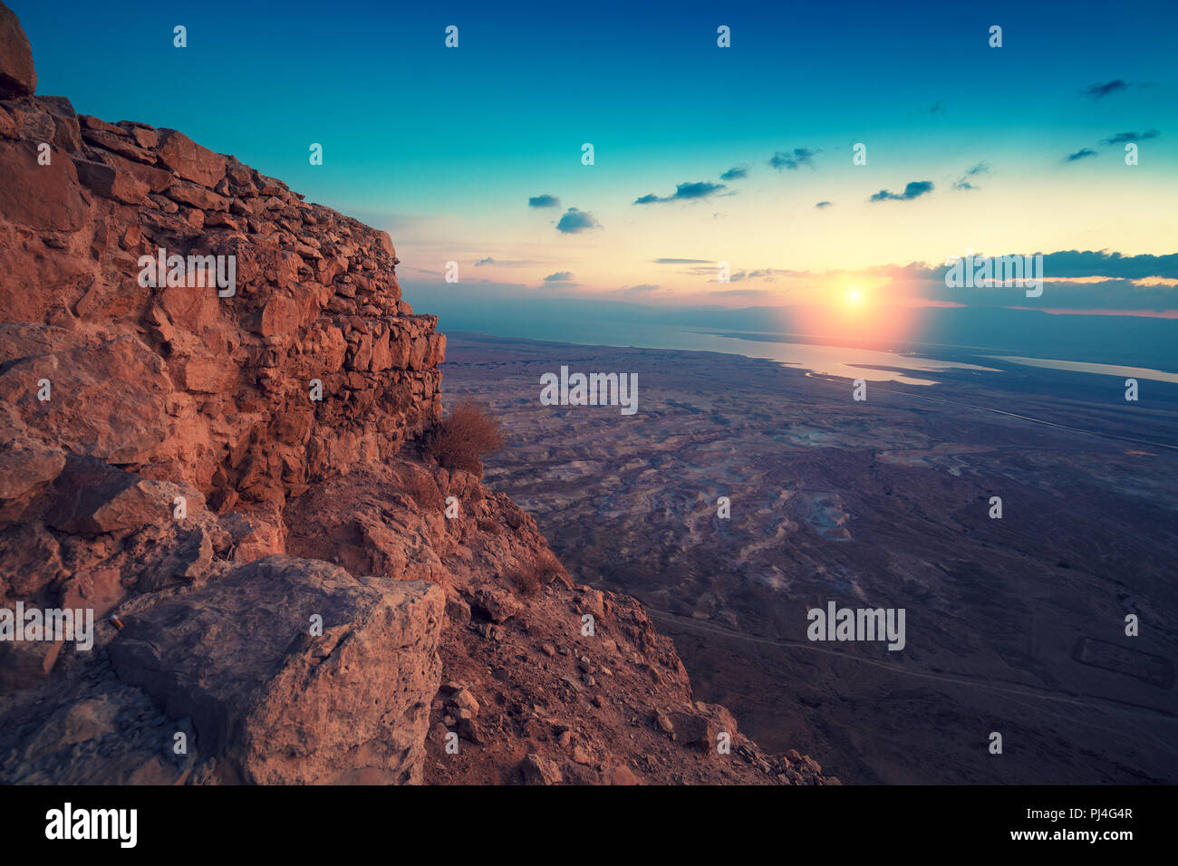Sunrise over dead sea hi-res stock photography and images - Alamy