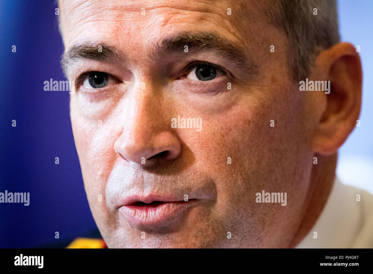 New Garda Commissioner Drew Harris during a press conference at Garda ...