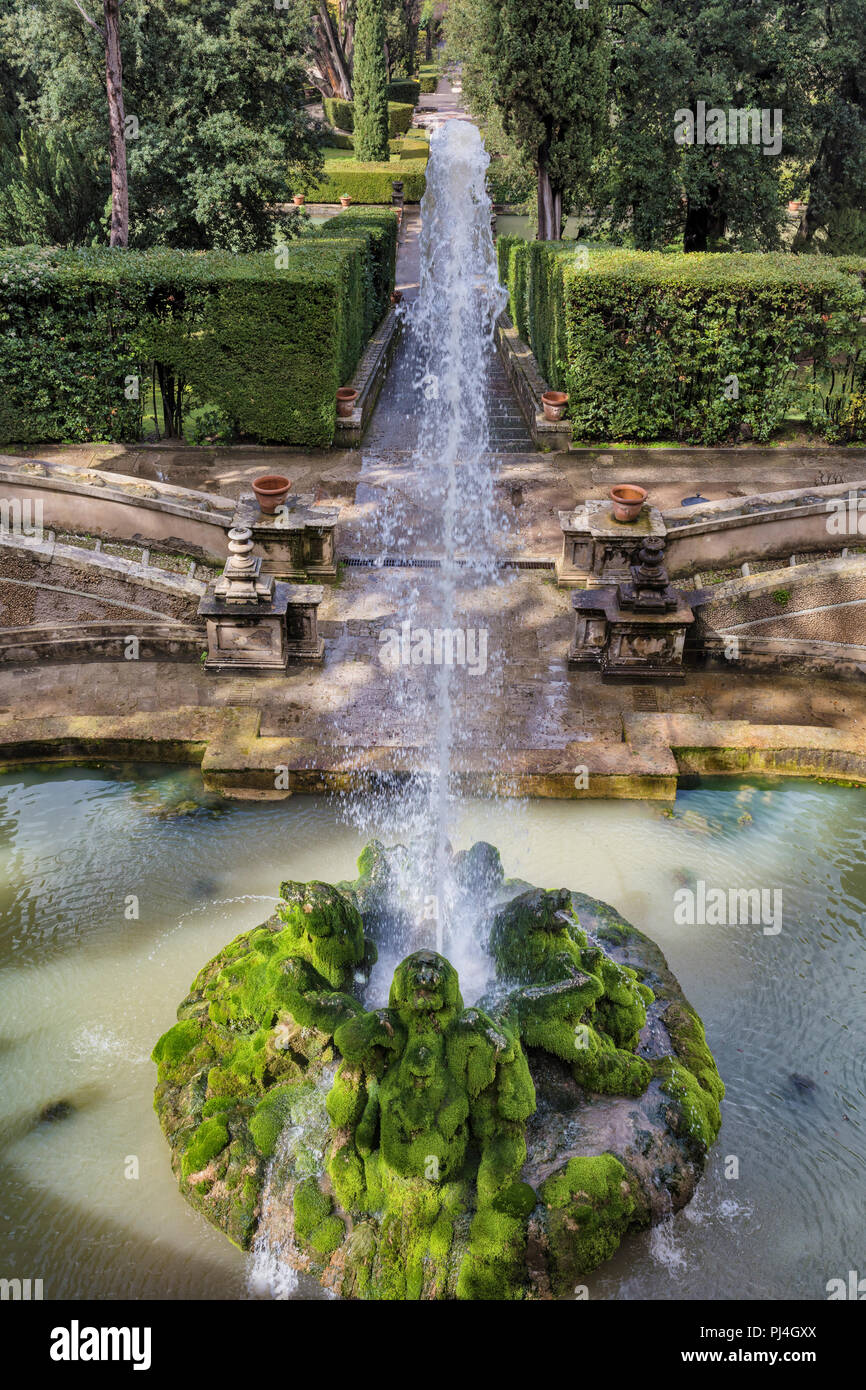 Fountain of the Dragons, Fontana dei Draghi, Villa d'Este, Tivoli ...