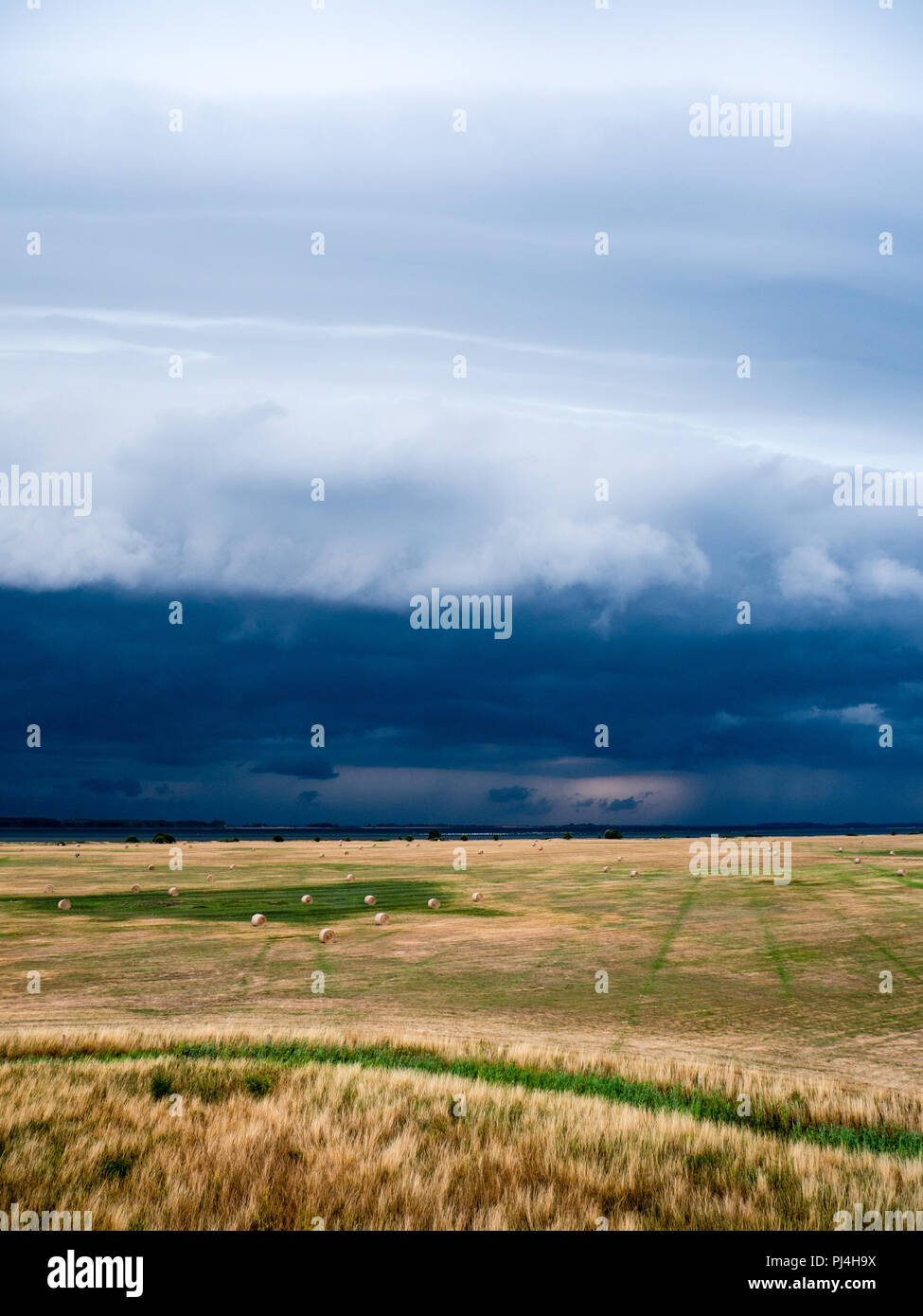 Dramatic Approaching Storm, Avno Naturcenter, Lundby, Zealand, Denmark ...