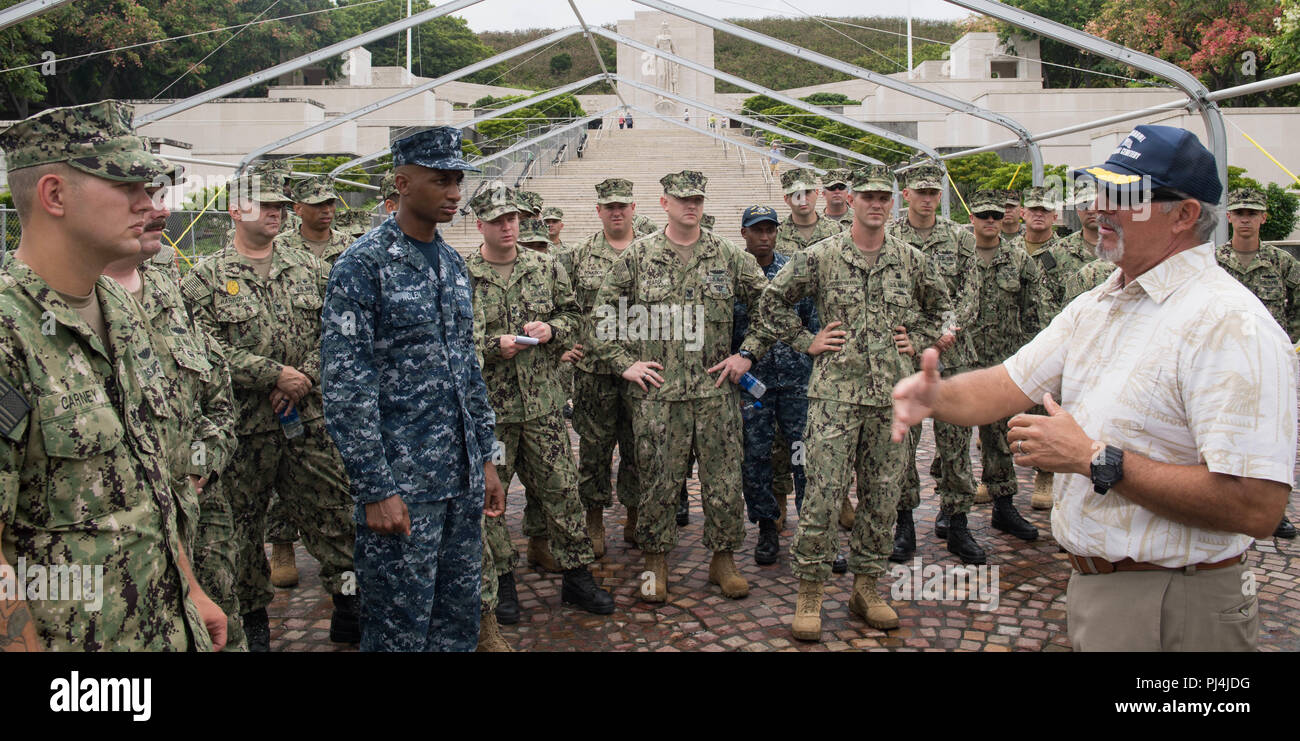 180827-N-ND356-0012 HONOLULU (Aug. 27, 2018) Gene Maestas, public ...