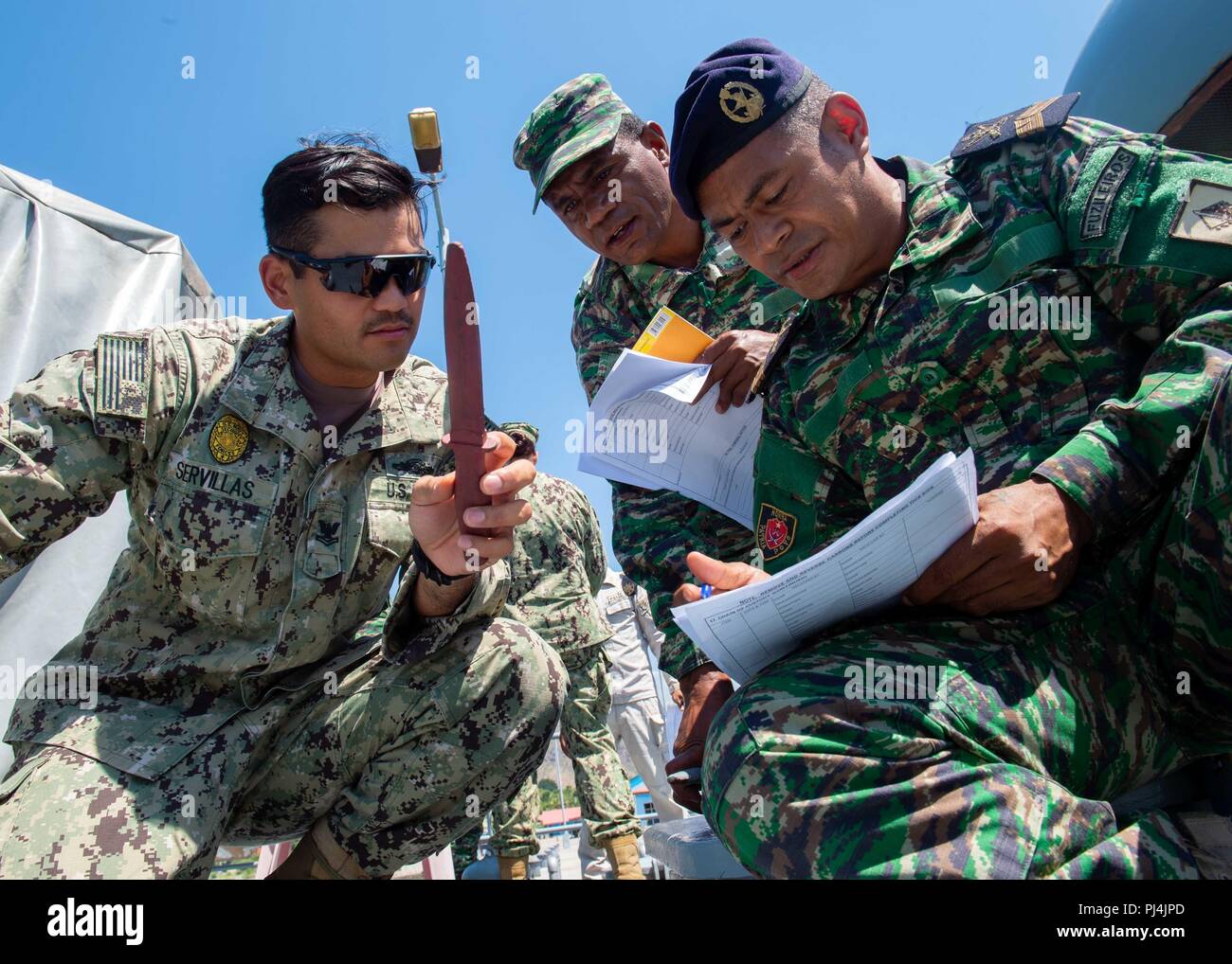 Master-at-Arms 2nd Class Bernard Servillas, from St. Joseph, Michigan ...
