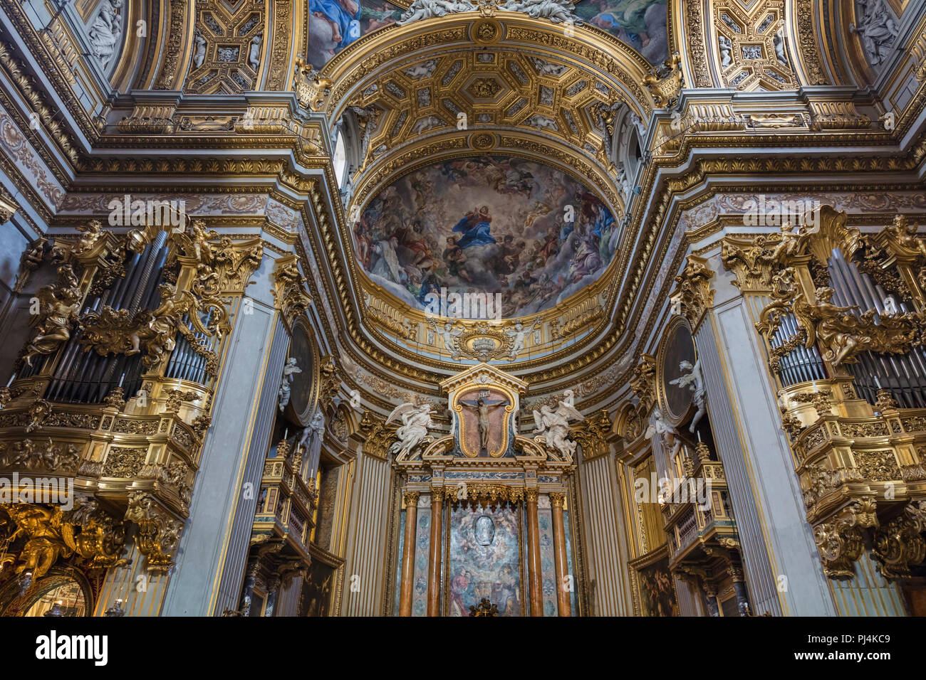 The baroque church of chiesa nuova hi-res stock photography and images ...
