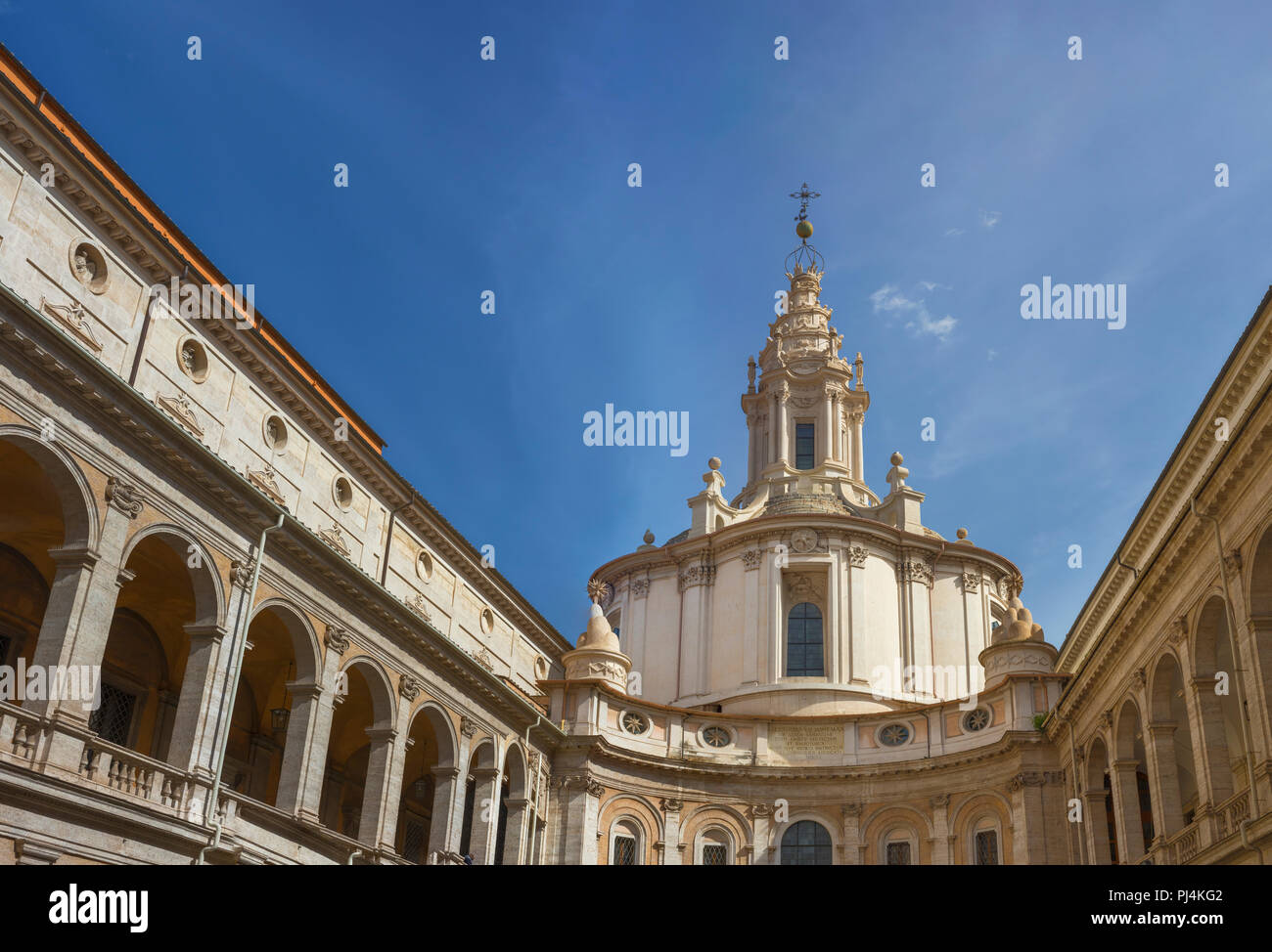 Facade of santivo alla sapienza hi-res stock photography and images - Alamy