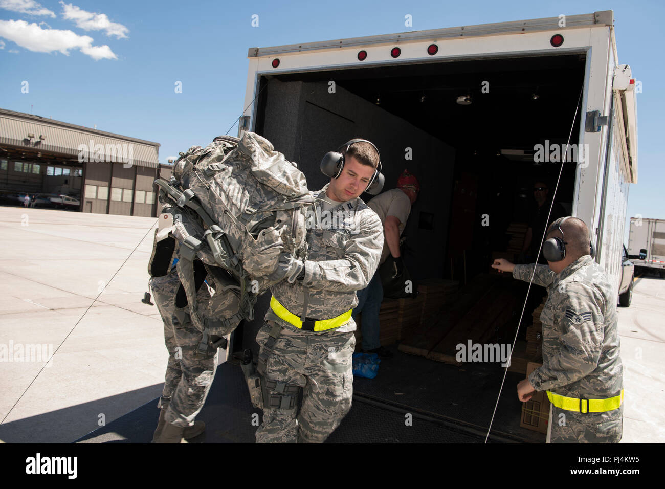 Capt. Richard Womble, crew commander with the 4th Space Operations ...