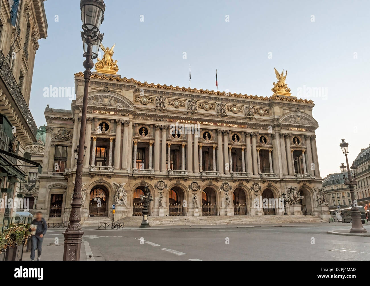 Front view of the Opera Garnier in Paris Stock Photo - Alamy