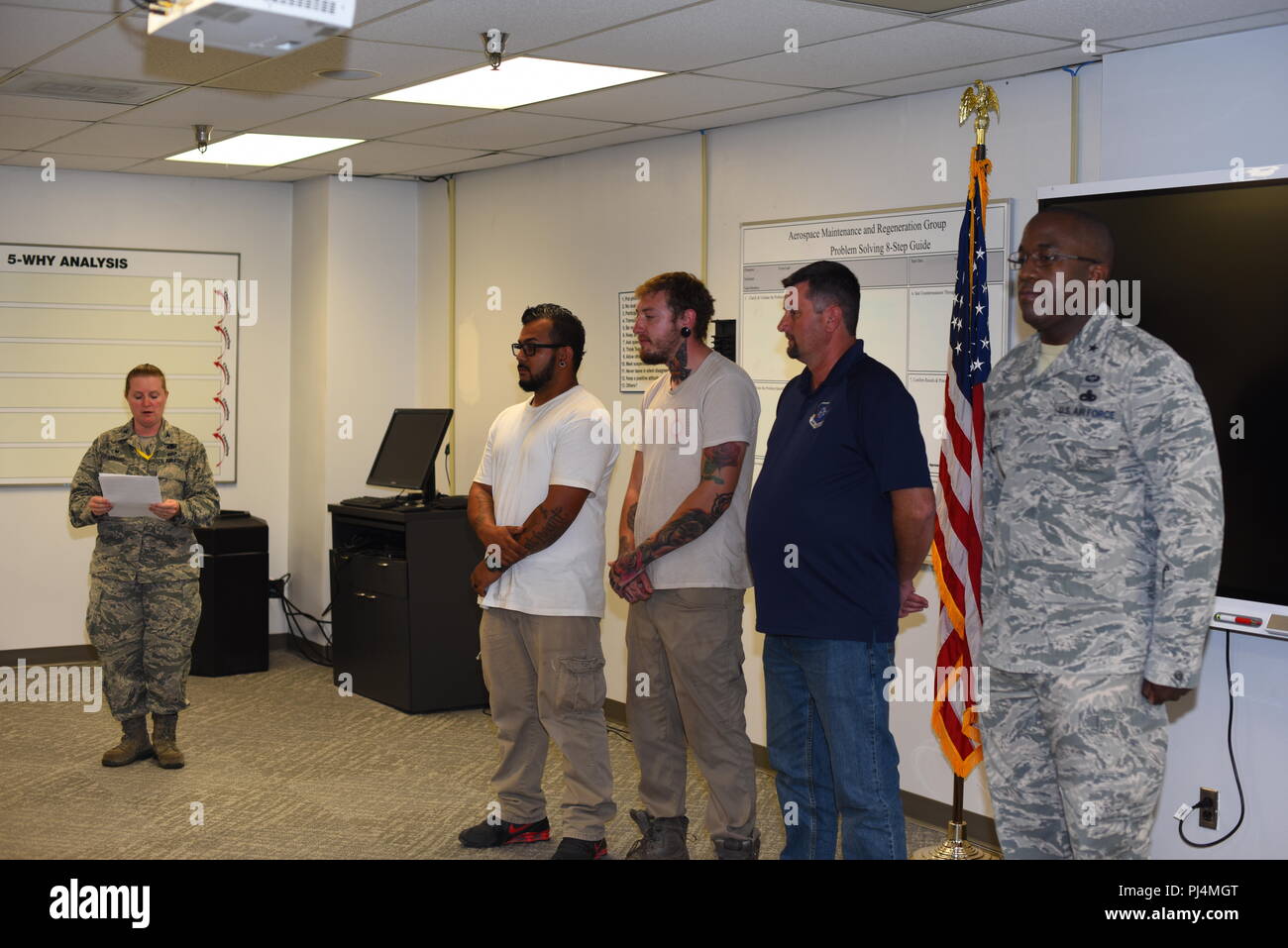 U.S. Air Force Brig. Gen. Stacy Hawkins, Ogden Air Logistics Complex ...