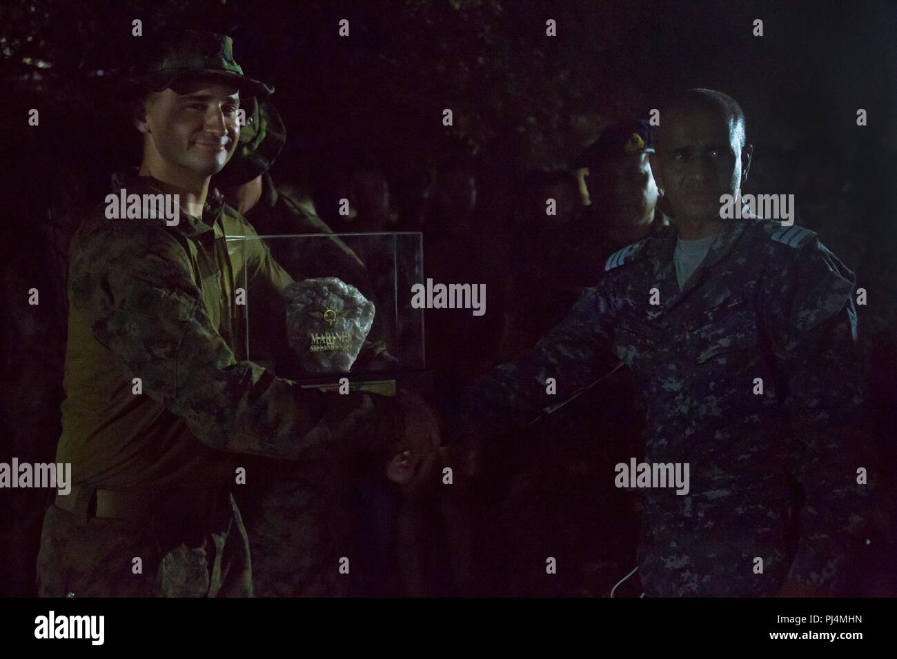 Sri Lanka – U.S. Marine Captain Benjamin Gallo, company commander of ...