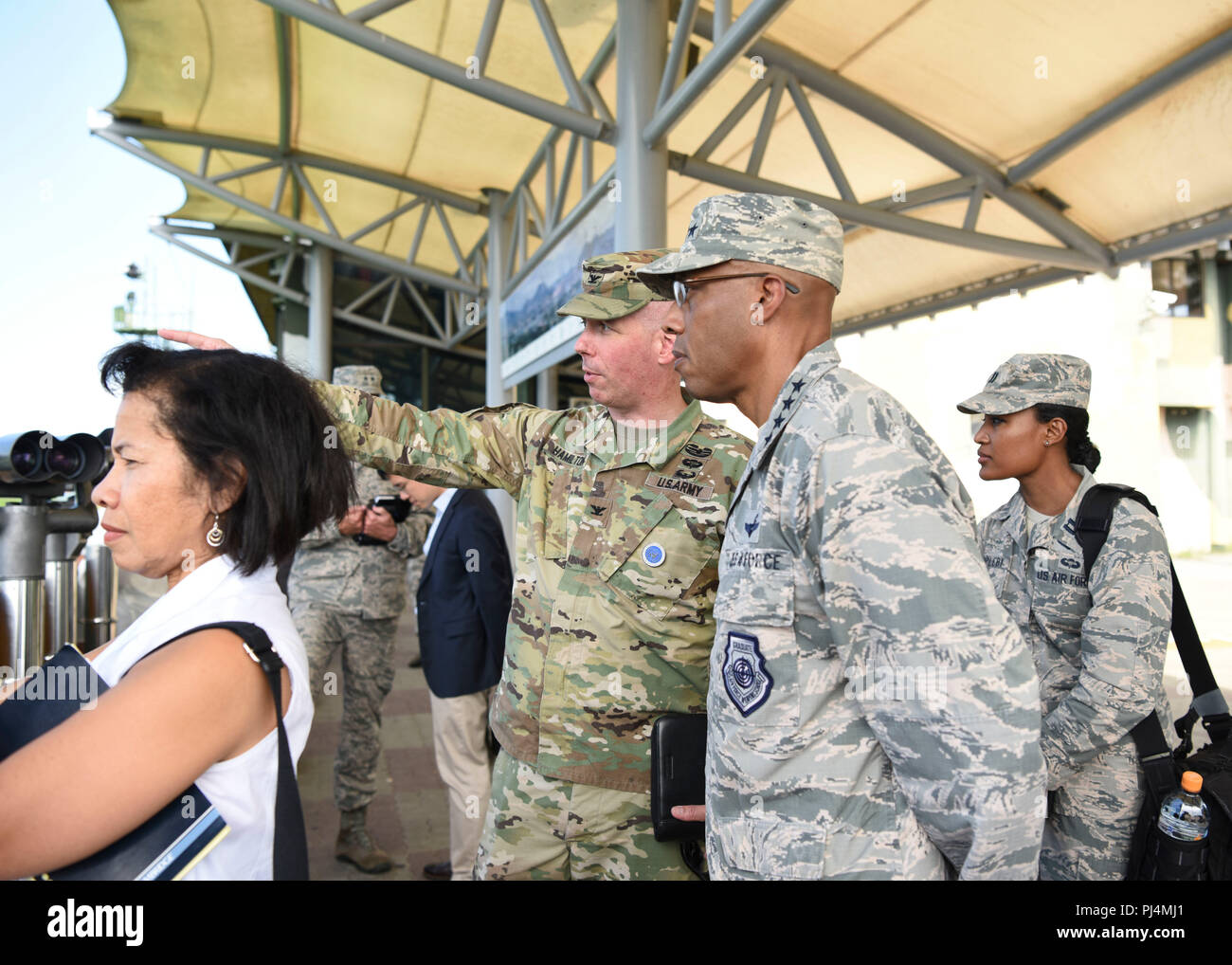 Gen. CQ Brown, Jr., Pacific Air Forces commander, and U.S. Army Col ...