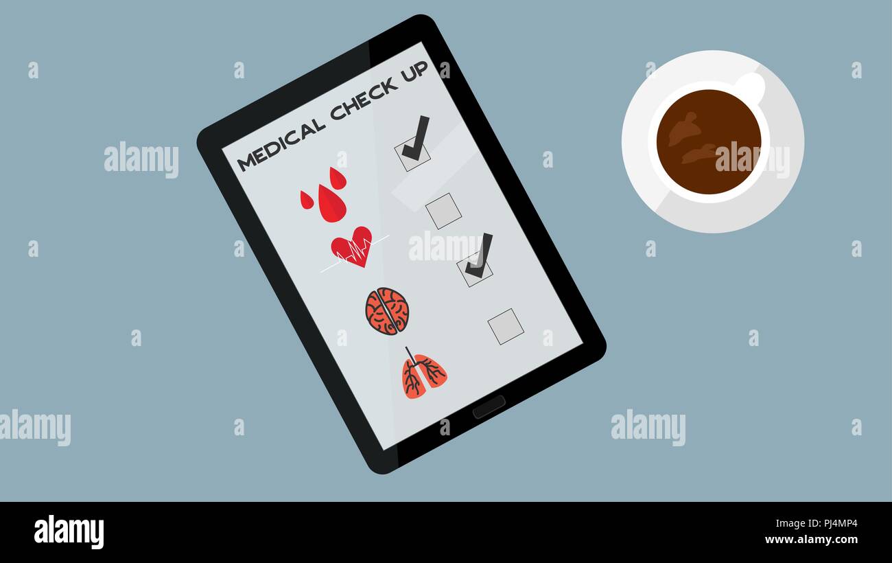 Medical health check on Stock Vector Images - Alamy