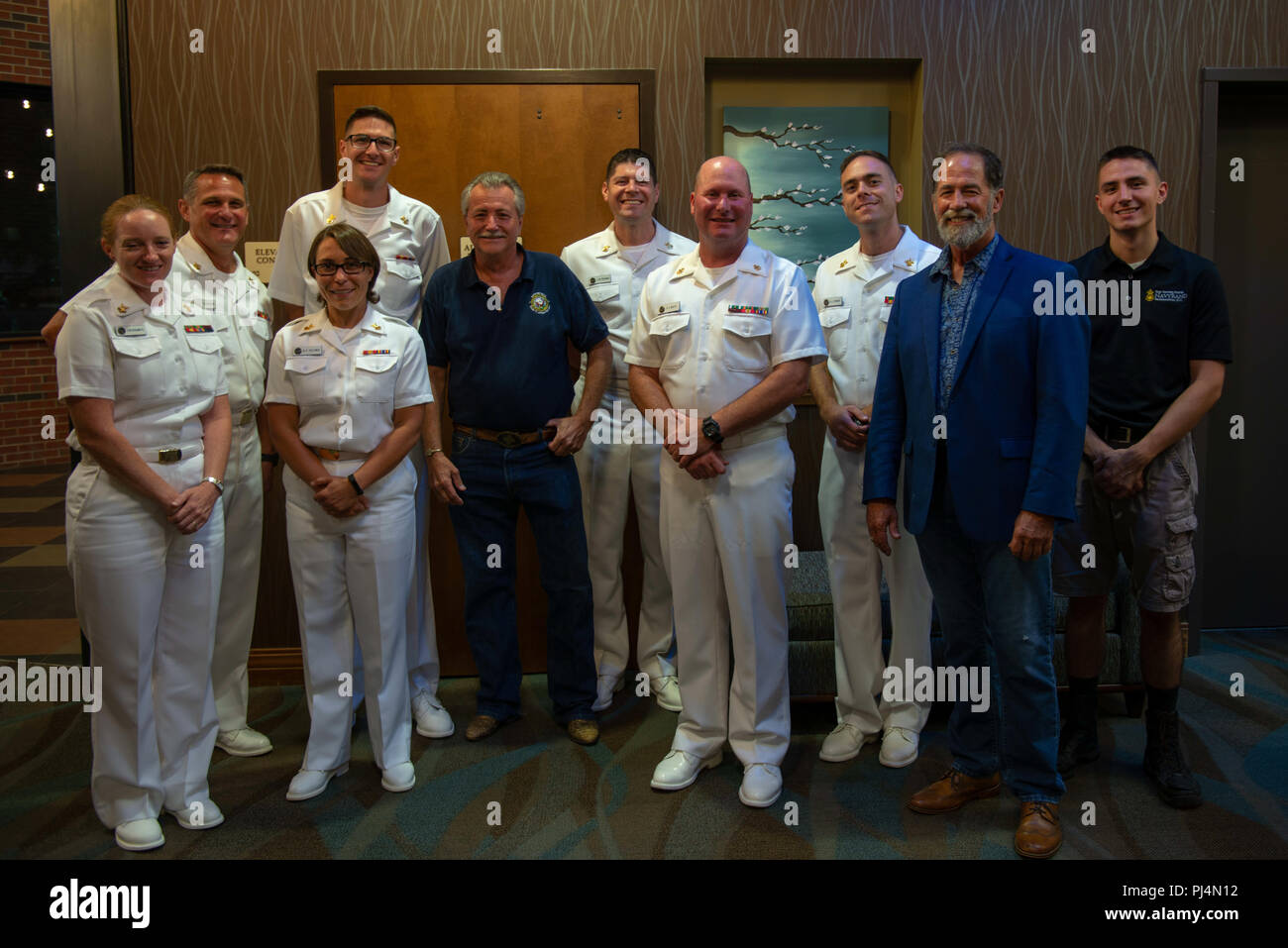 180830-N-NW255-1090 FRANKLIN, N.C. (Aug. 30, 2018) The U.S. Navy Band ...