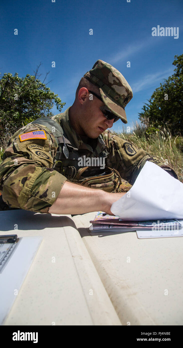 U.S. Army Staff Sgt. Jonathan Roy, a competitor in the Drill Sergeant ...