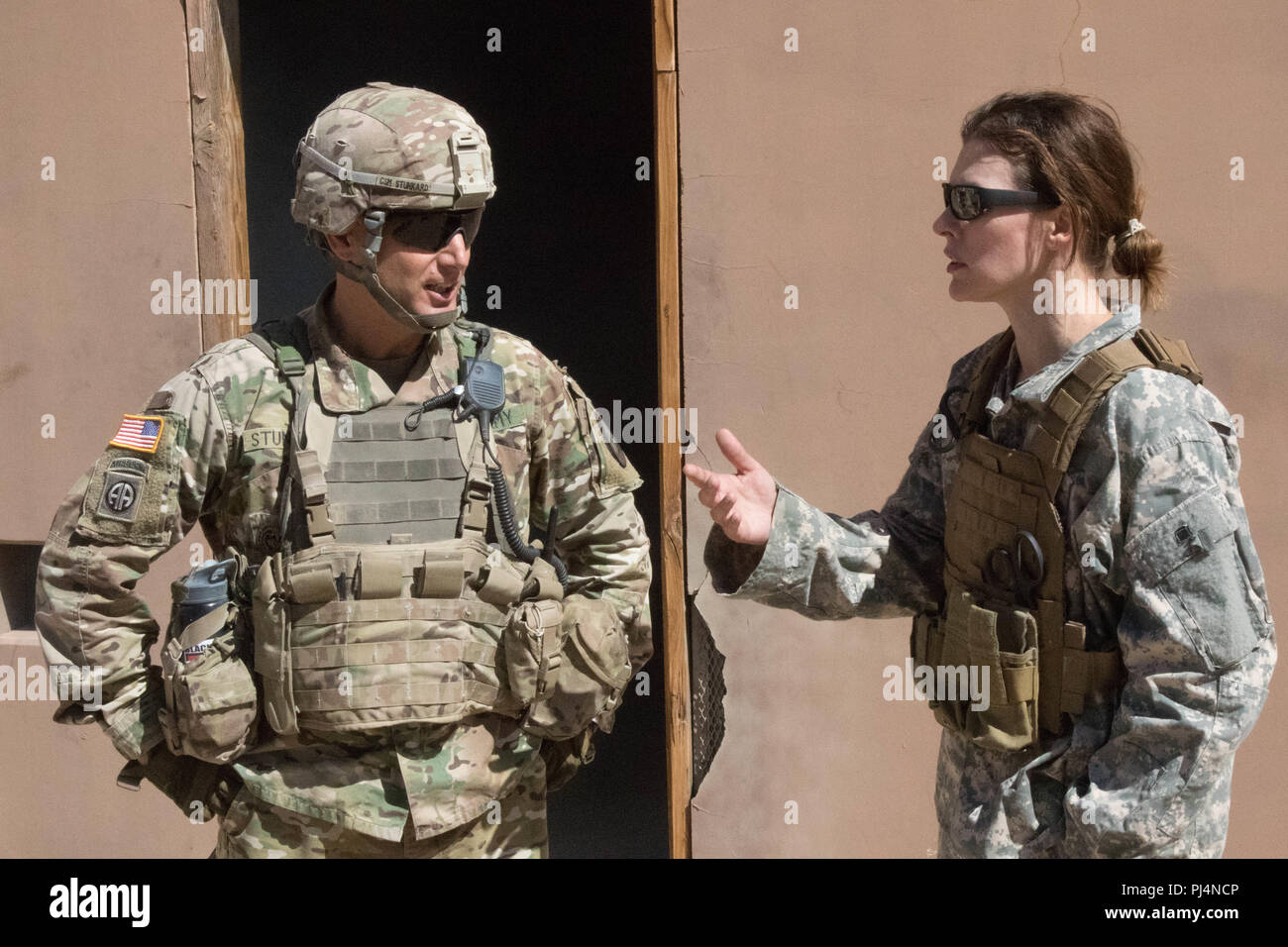 National Training Center, Calif.- U.S. Army Command Sgt. Maj. Michael ...